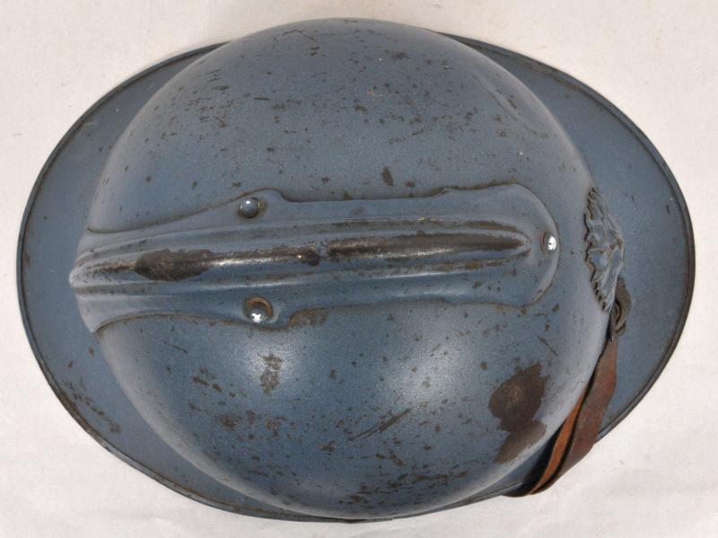 CS Militaria | WW1 French Infantry M15 Adrian Helmet In Early War Light ...