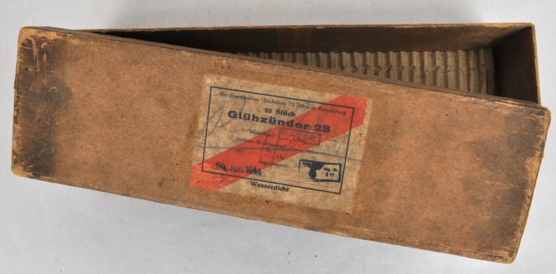 CS Militaria | WW2 German Fuse Carton For 20 ' Gluhzunder 28 ...