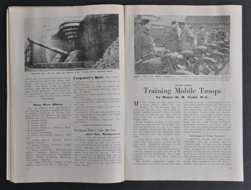 CS Militaria | WW2 British Services Magazine 'Defence' April 1944