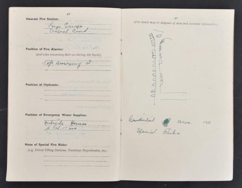 CS Militaria | WW2 British 'Fire Guards Handbook' No.14 - Sutton ...