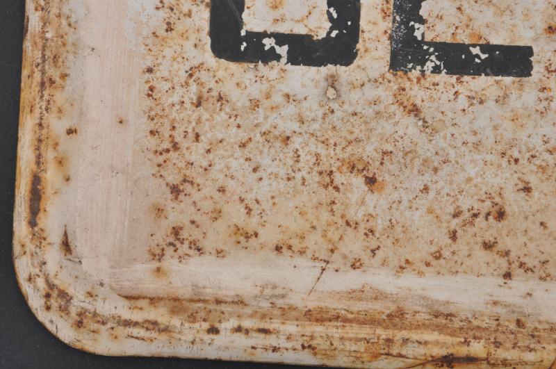 CS Militaria | WW2 British Royal Engineers ' Roads & Verges ' Mines Sign