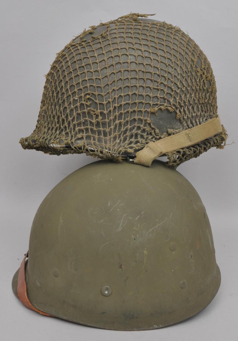 CS Militaria | WW2 US M1 Front Seam , Swivel Bales Helmet With ...