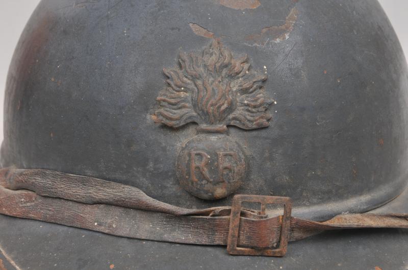 CS Militaria | WW1 French M15 Infantry Adrian Helmet With name