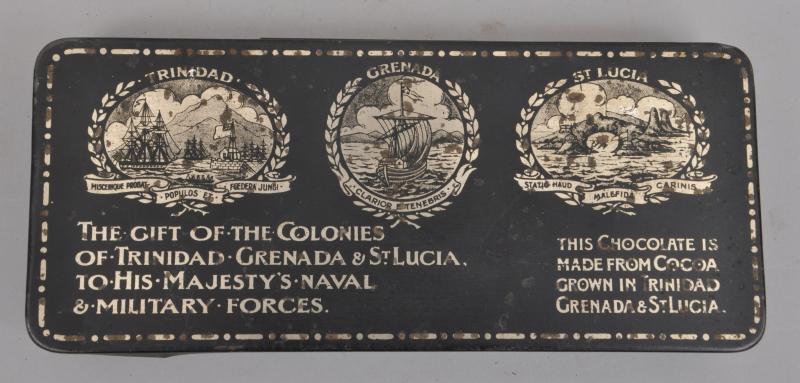 CS Militaria | WW1 Chocolate Gift Tin - Gift Of The Colonies