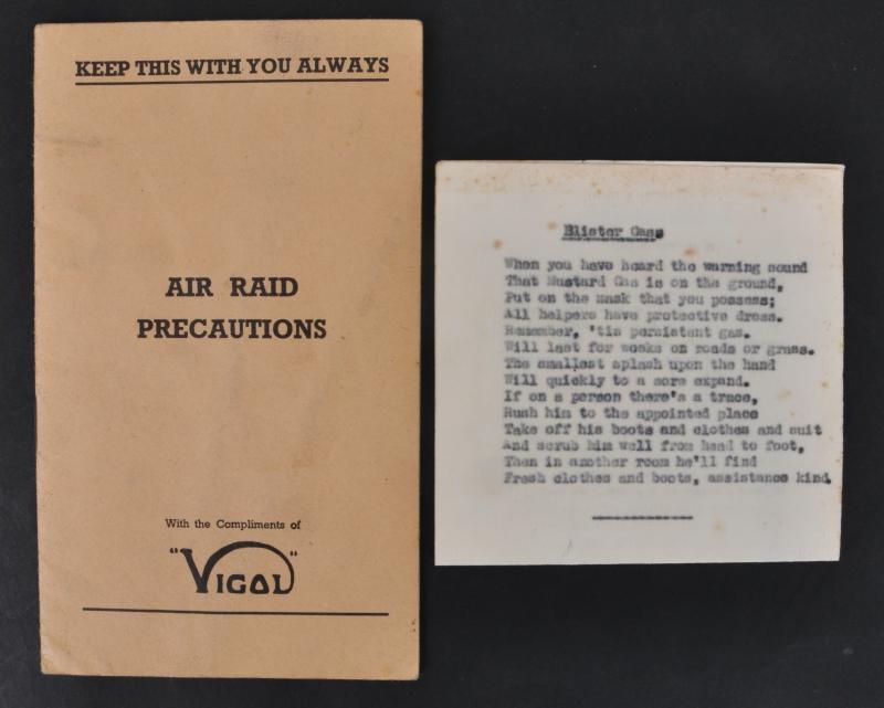 CS Militaria | WW2 British Home Front - 'Air Raid Precautions'