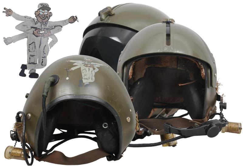 CS Militaria | Vietnam Period US Helicopter Crewmans APH-5 Helmet With ...
