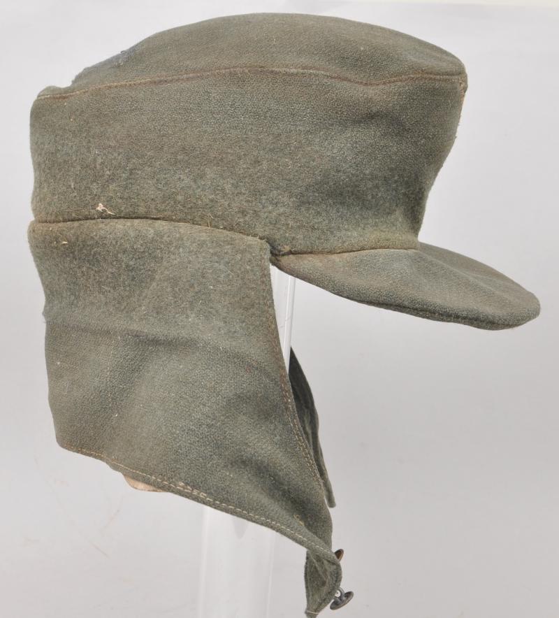 CS Militaria | A Salty WW2 German Army M43 Cap With Zig Zag Stitched ...