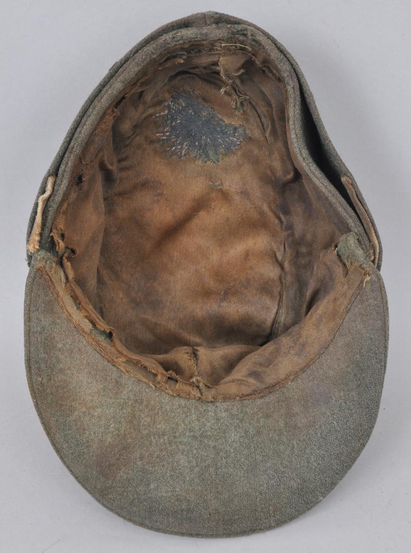 CS Militaria | A Salty WW2 German Army M43 Cap With Zig Zag Stitched ...