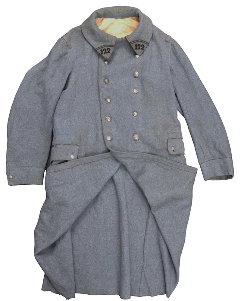 CS Militaria | WW1 French 122nd Infantry Regiment M1915 Greatcoat