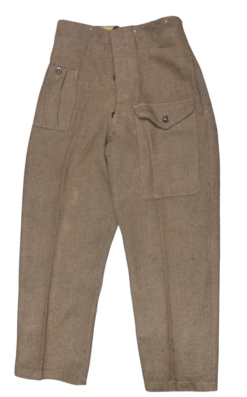 CS Militaria | WW2 British '40 Pattern Battledress Trousers 1943.
