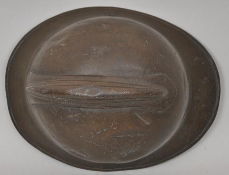 CS Militaria | Italian M15 Helmet Converted By Austro-Hungarians