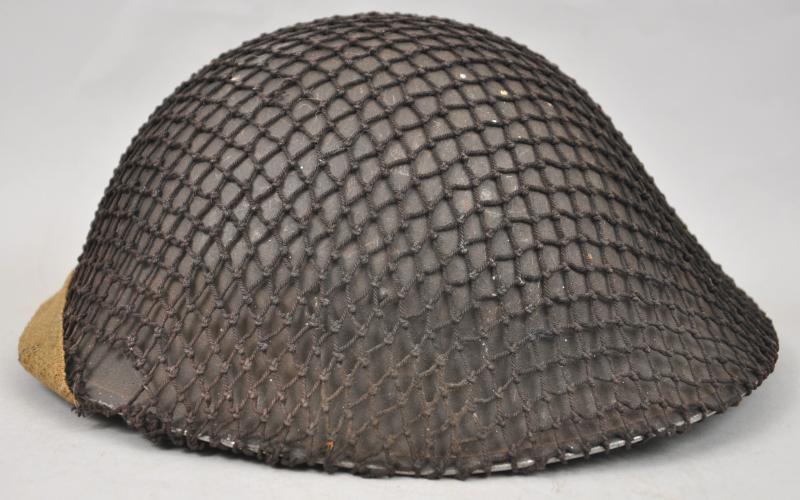 CS Militaria | WW2 British MkIII 'Turtle' Camouflage Netted Helmet 1944