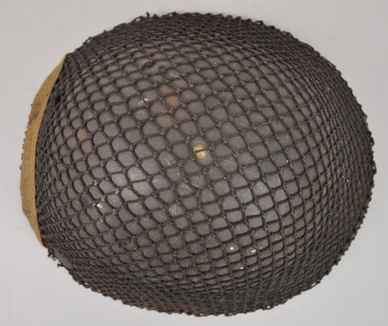 CS Militaria | WW2 British MkIII 'Turtle' Camouflage Netted Helmet 1944