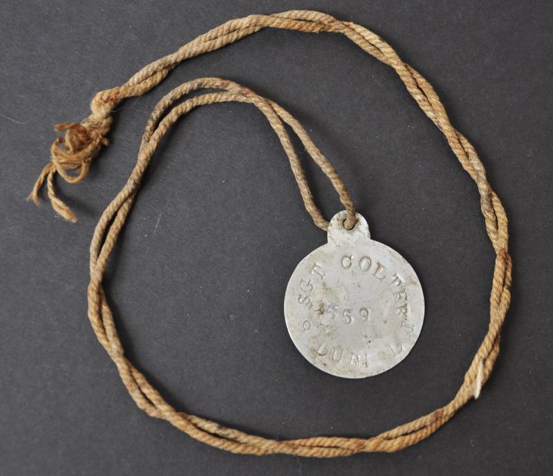 CS Militaria | WW1 British 1907 Issue Identity Disc - Durham Light Infantry