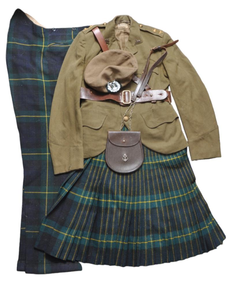 CS Militaria | WW2 Scottish Gordon Highlanders Uniform Grouping