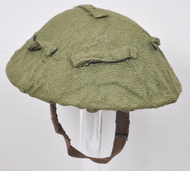 CS Militaria | Rare WW2 British Hessian Helmet Cover