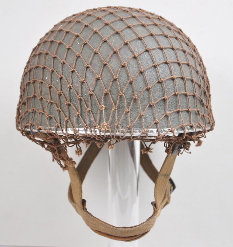 CS Militaria | WW2 British Camouflage Netted Paratrooper Helmet ( HSAT ...