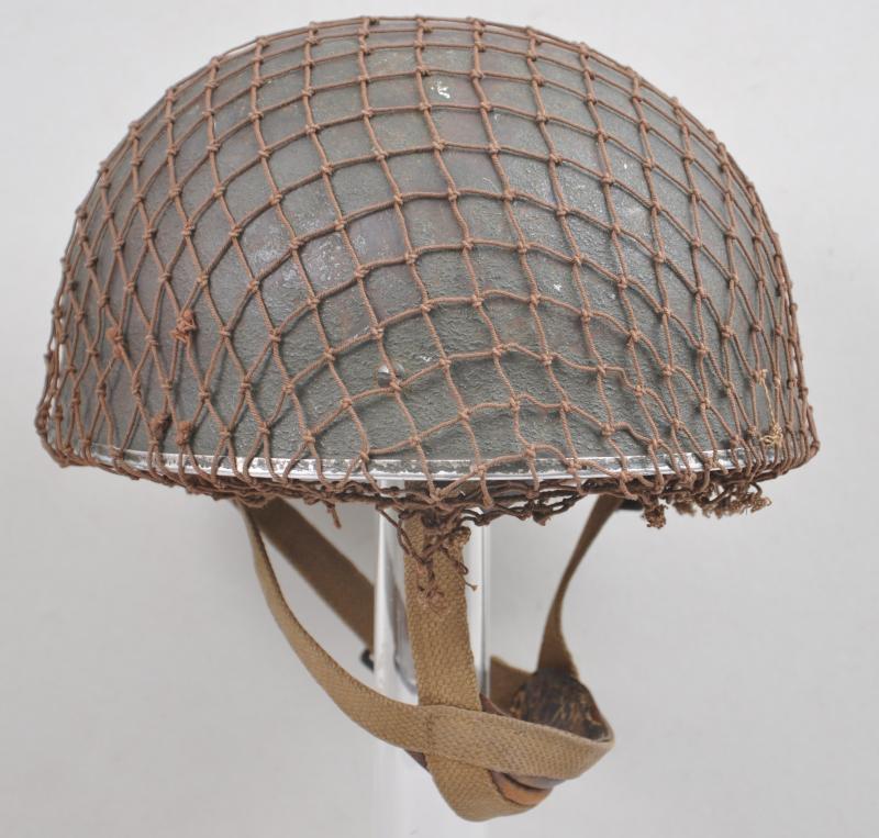 CS Militaria | WW2 British Camouflage Netted Paratrooper Helmet ( HSAT ...
