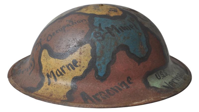 CS Militaria | Camouflaged Souvenir Art WW1 US Brodie Helmet