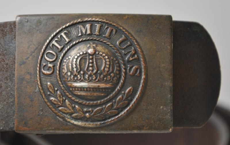 CS Militaria | WW1 German Belt & Buckle Of Prussia 1915