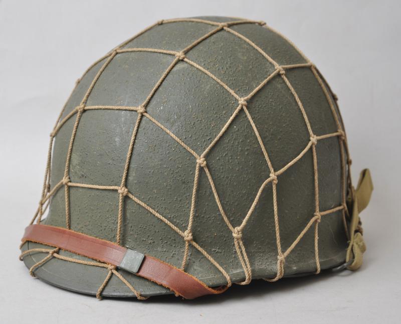 CS Militaria | WW2 US M1 Helmet With Camouflage Net