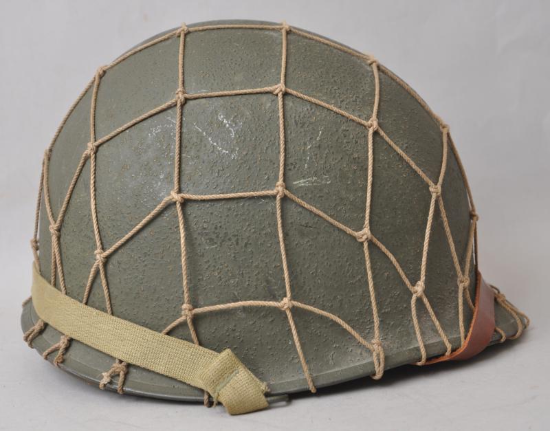 CS Militaria | WW2 US M1 Helmet With Camouflage Net