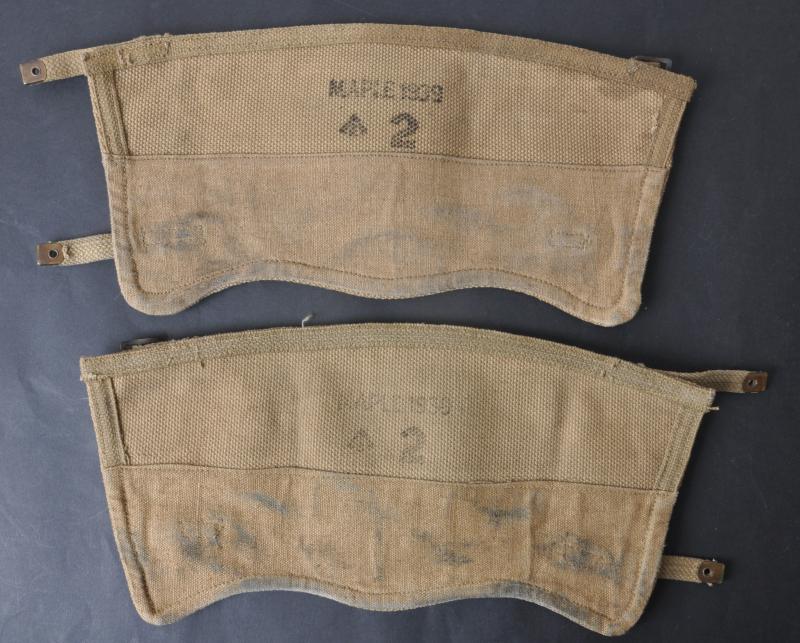 CS Militaria | WW2 British 'BEF Dunkirk' Webbing Anklets - 1939 Dated