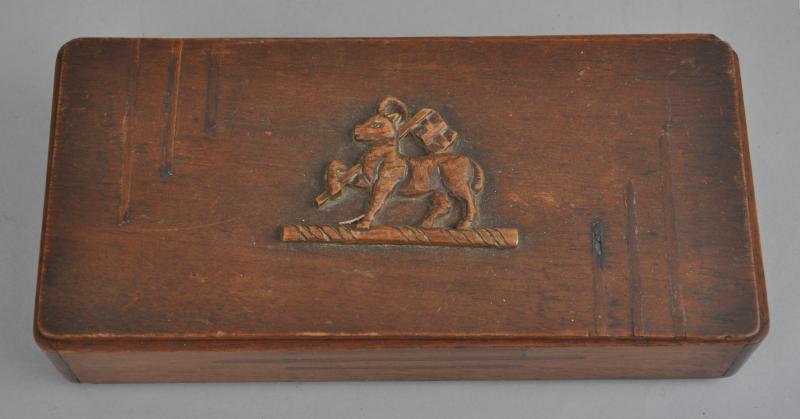 CS Militaria | WW2 British Queens Regiment Personal Effects Box