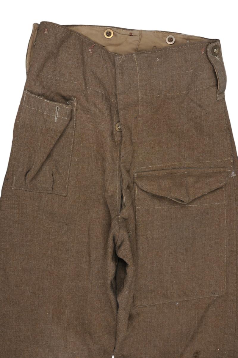 CS Militaria | WW2 British '37 Pattern Battledress Trousers - 1940