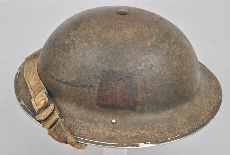 CS Militaria | WW2 British 76th Infantry Division Helmet 1939