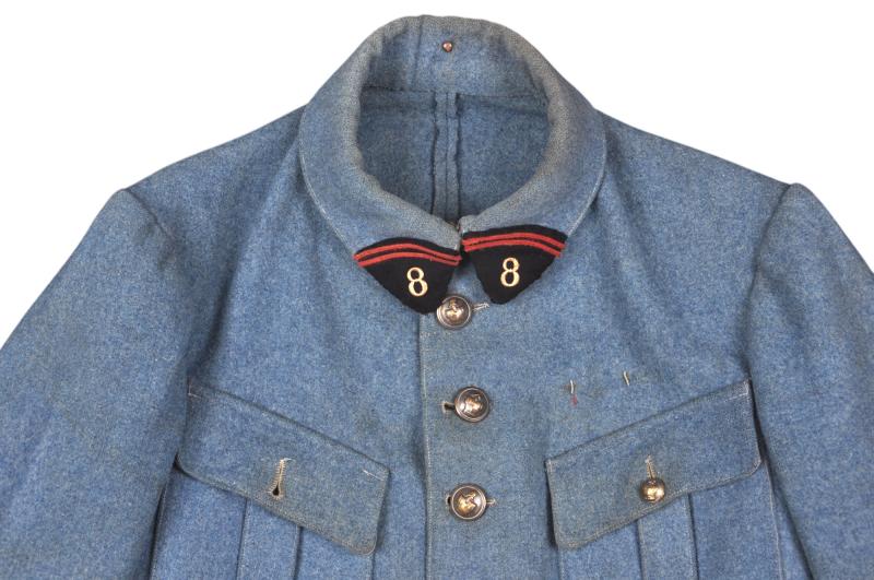 CS Militaria | WW1 French Engineers Senior NCOs Tunic From '8th Engineers'