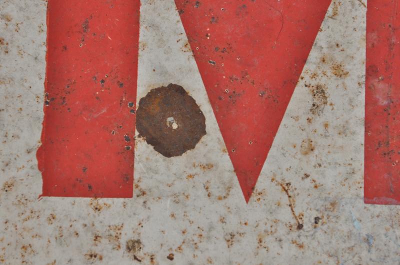 CS Militaria | WW2 British 'MINES' Warning Sign