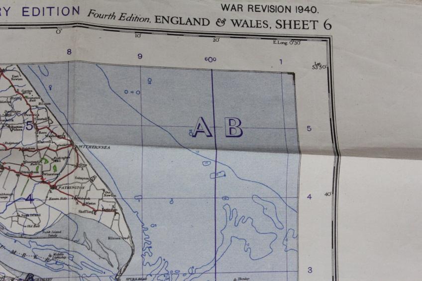 CS Militaria | WW2 British MIlitary Map ' North Midlands & Lincolnshire ...