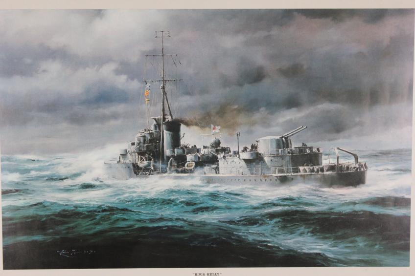 CS Militaria | RN Print HMS Kelly