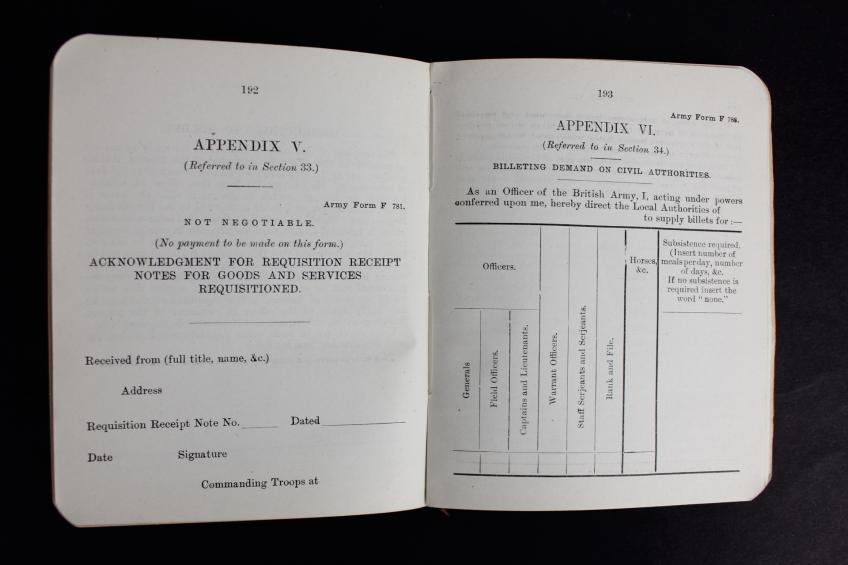CS Militaria | WW1 British Field Service Regulations Manual 1914