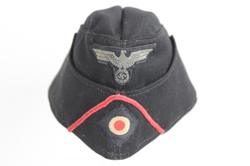 CS Militaria | WW2 German Pink Soutache Panzer Cap With All Originally ...