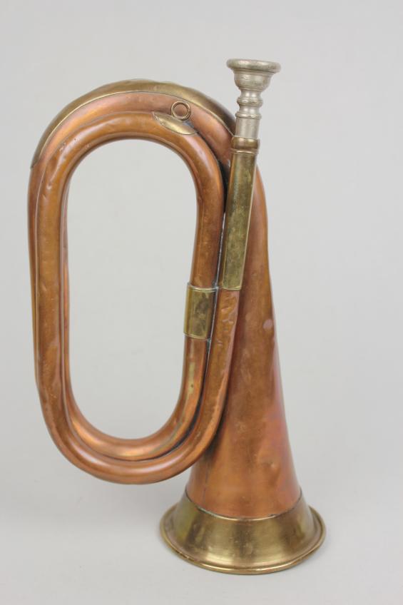 CS Militaria | WW2 British Early War Army Bugle 1940 ( Broad Arrow Marked )