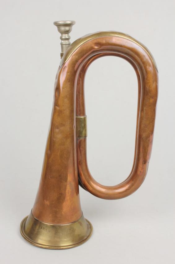 CS Militaria | WW2 British Early War Army Bugle 1940 ( Broad Arrow Marked )