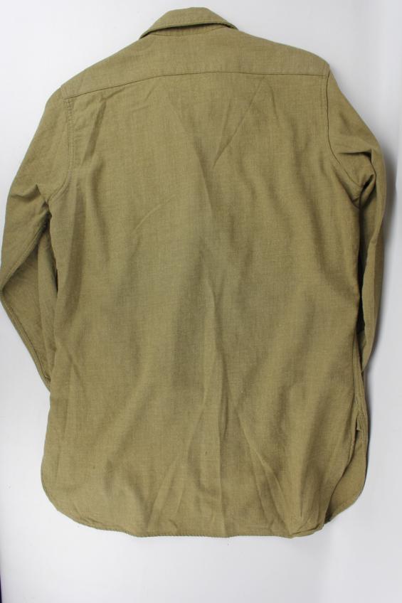 CS Militaria | WW2 US Wool Shirt With Anti-Gas Flap & Cuffs