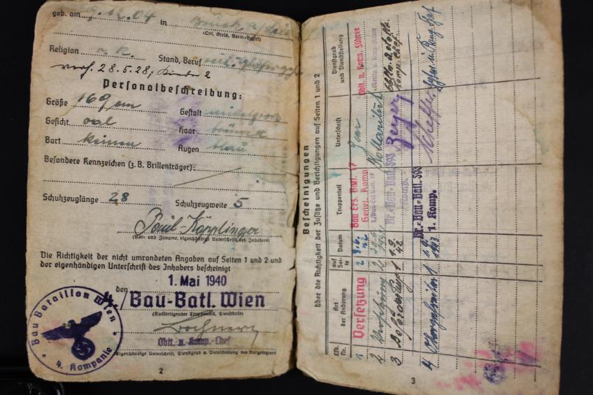 CS Militaria | WW2 German Soldbuch