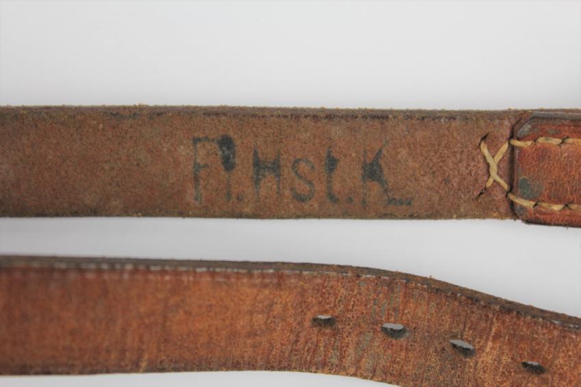 CS Militaria | WW2 German Luftwaffe Equipment Strap ( LBA 1935 Marked )