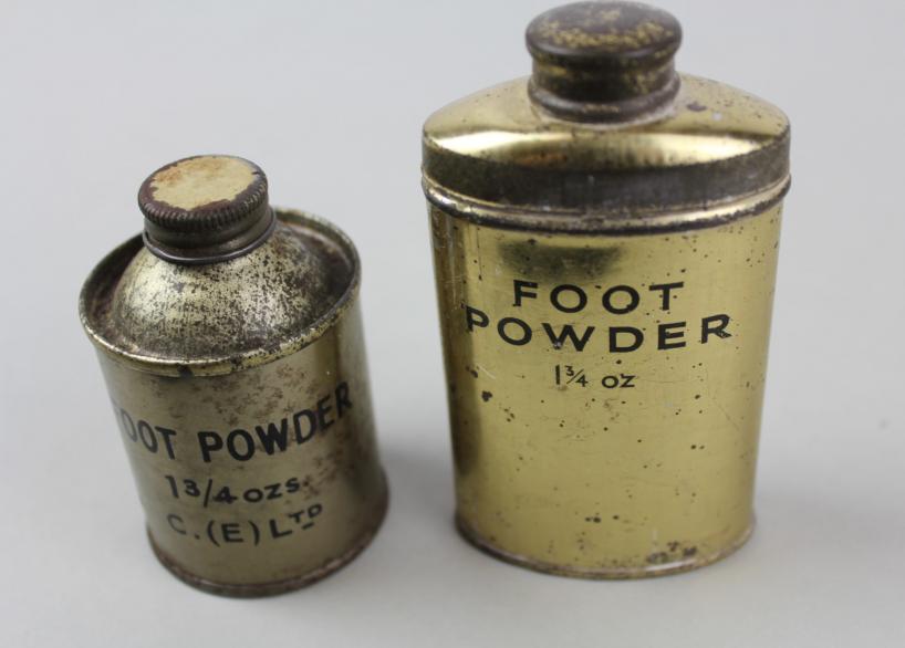 CS Militaria | WW2 British Foot Powder Tins