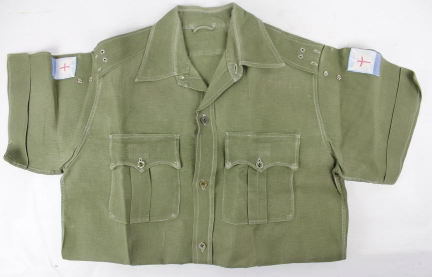 CS Militaria | WW2 British Aertex Jungle Shirt ( South East Asia , 11th ...